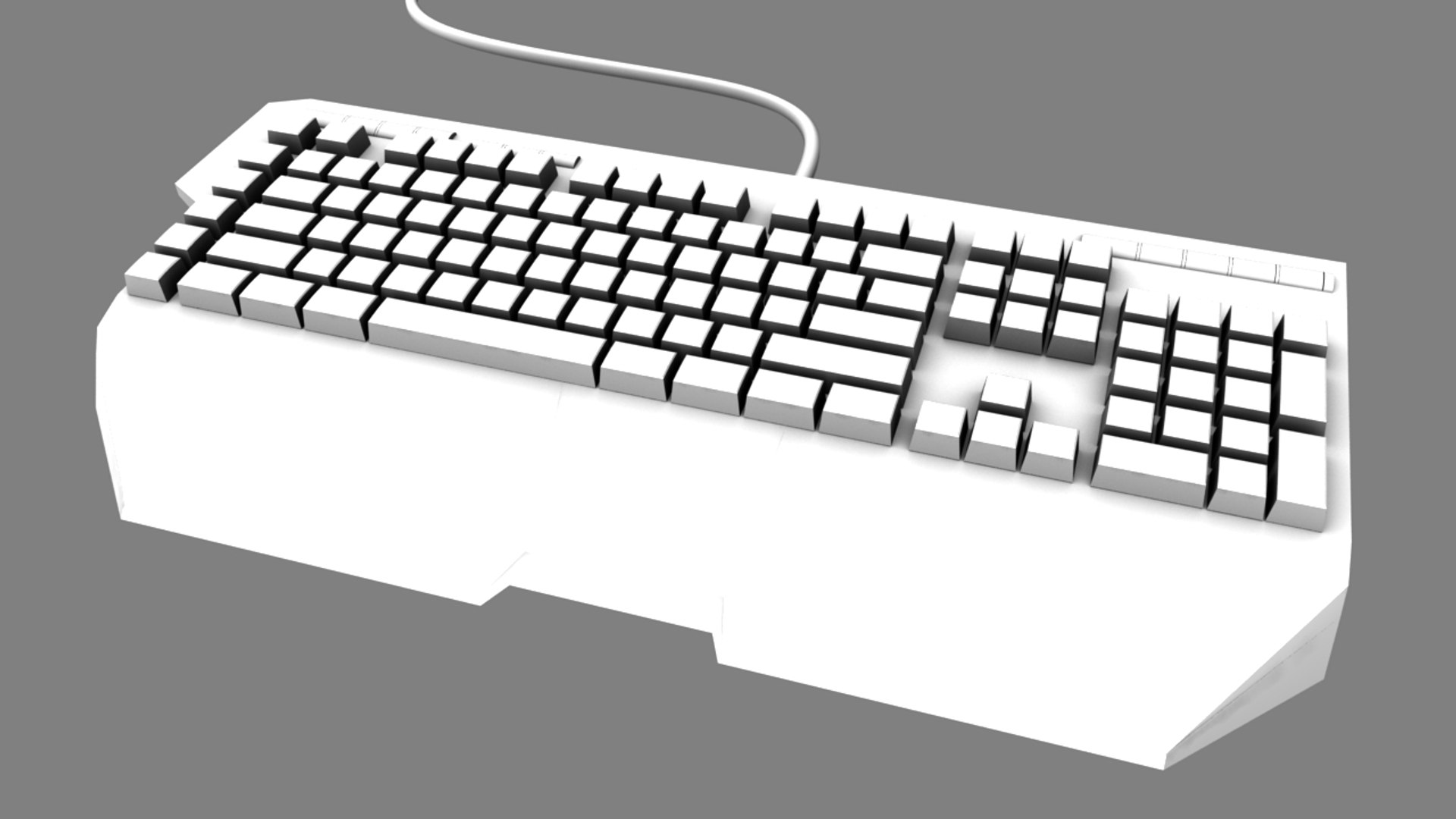 3d Keyboard Peripheral Model