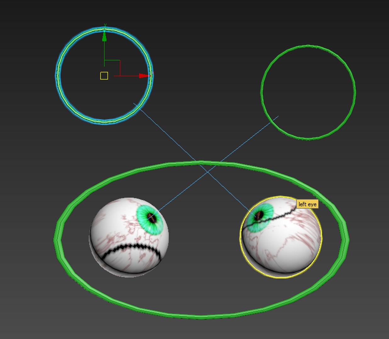 Free Rigged Eyeballs 3D Model - TurboSquid 1579303