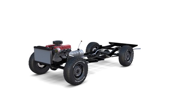 Rover range interior chassis 3D model - TurboSquid 1501178