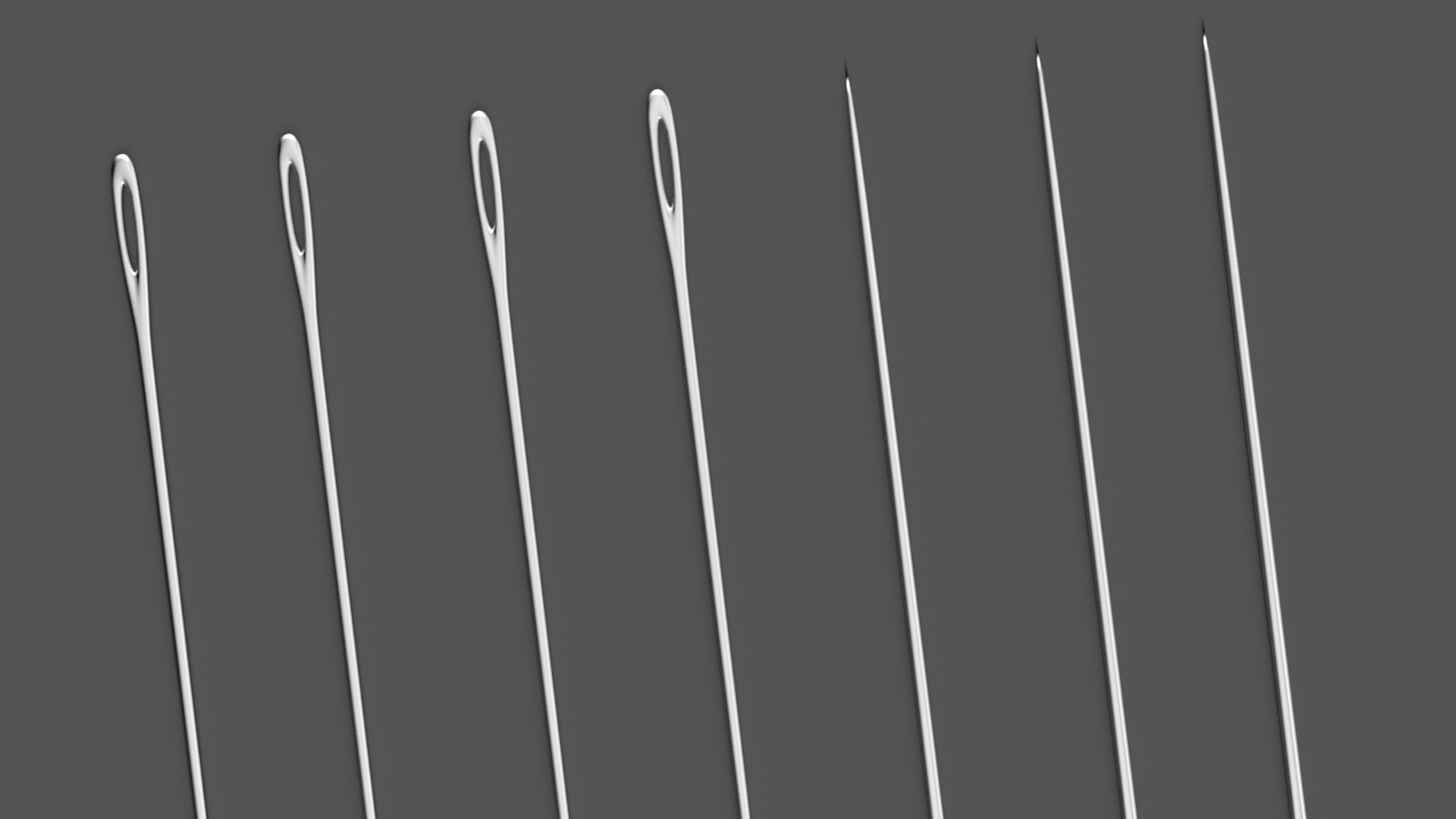 3d Model Of Needle Sewing