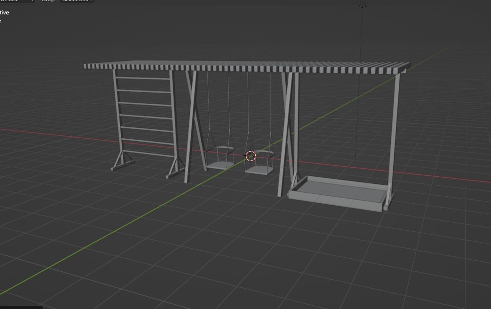 3D Wooden Swing 3D Model - TurboSquid 2340714