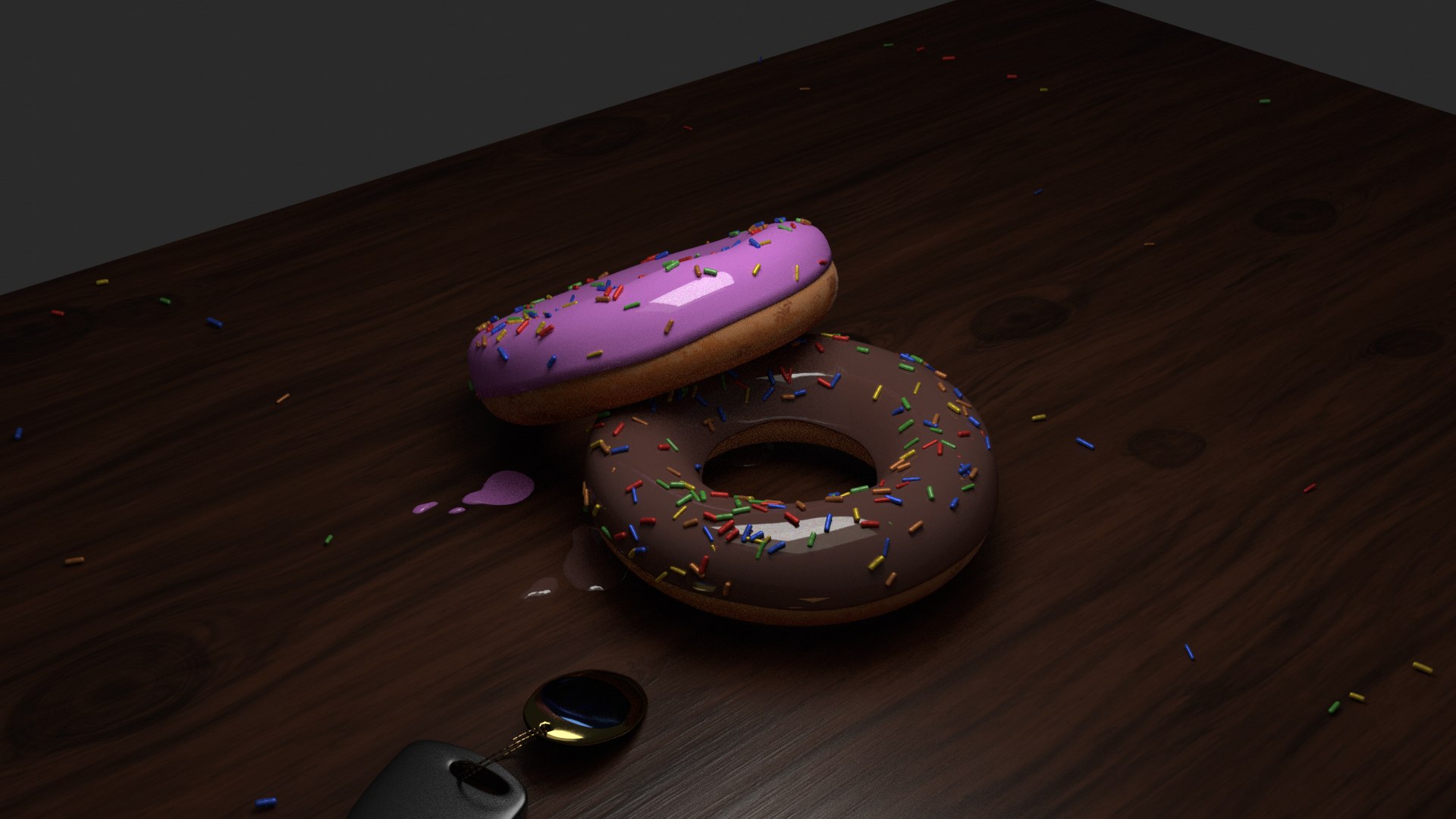 3D Model Doughnut - TurboSquid 1383235