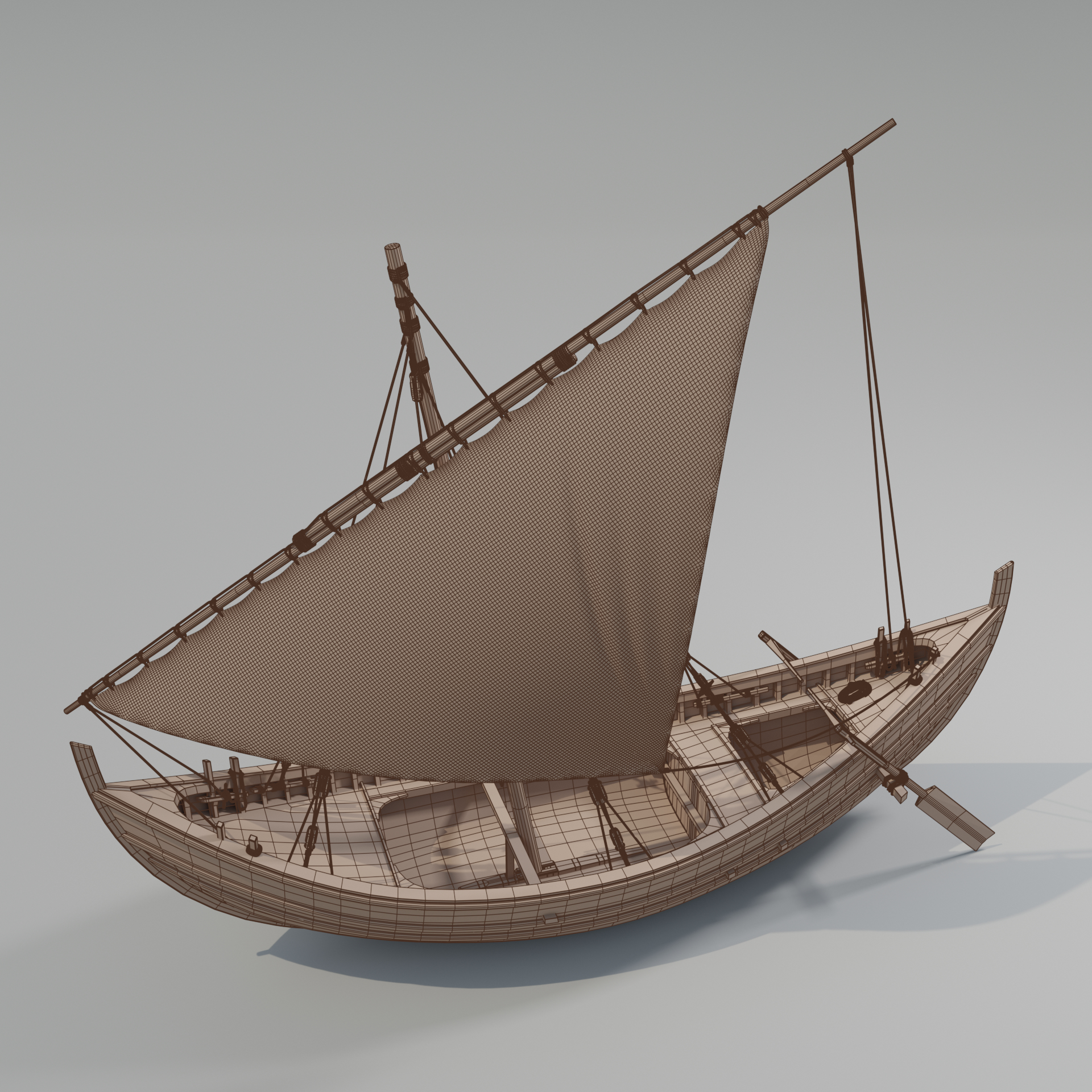 modelo 3d Barco Antiguo Yenikapi 12 - TurboSquid 1991360