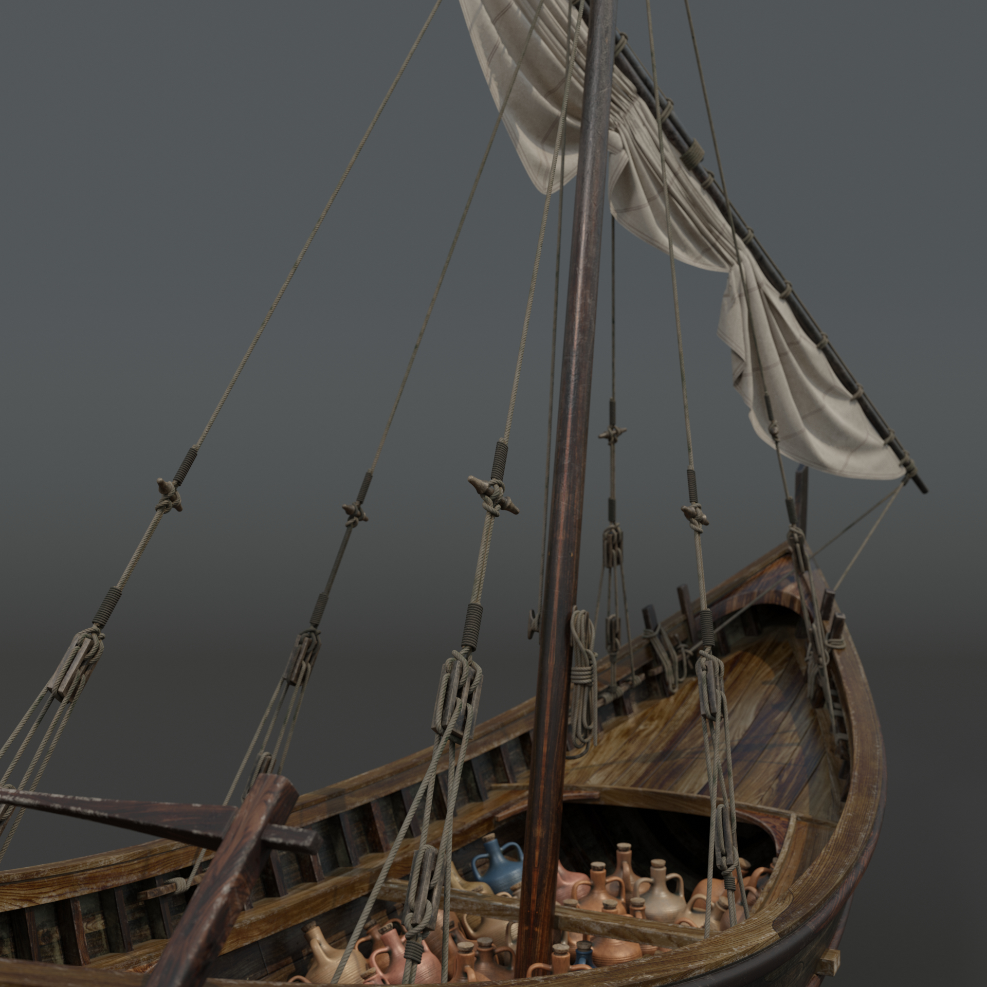 Ancient Boat Yenikapi 12 model - TurboSquid 1991360