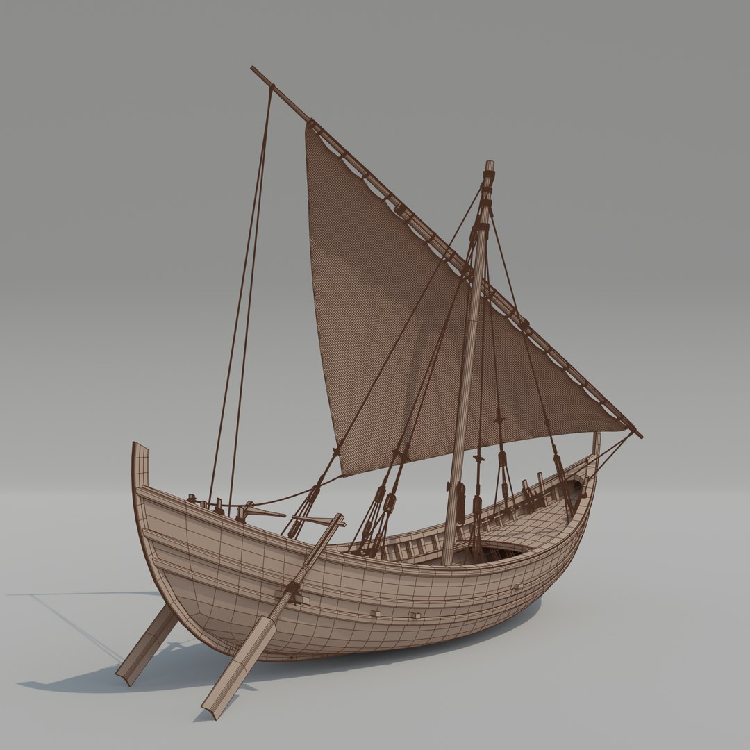Ancient Boat Yenikapi 12 Model - TurboSquid 1991360