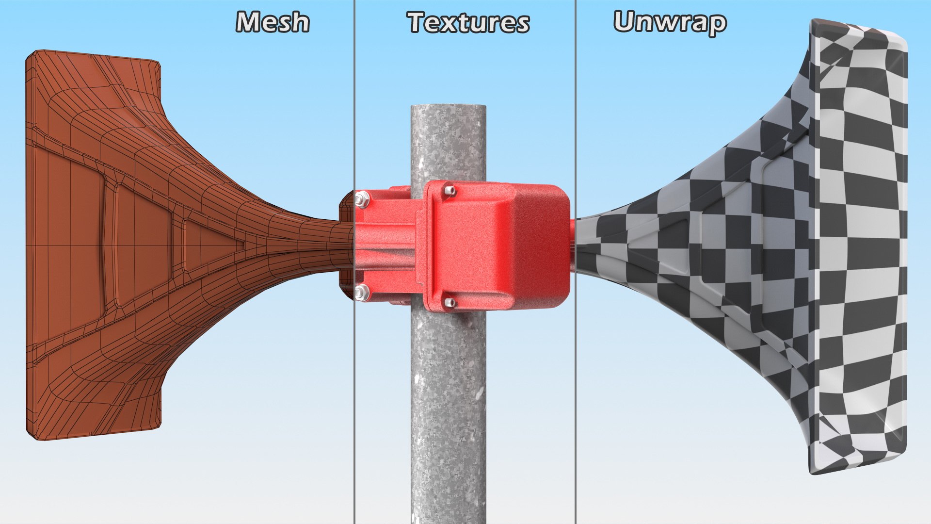 3D Outdoor Alarm Sirens Collection 2 - TurboSquid 2062483