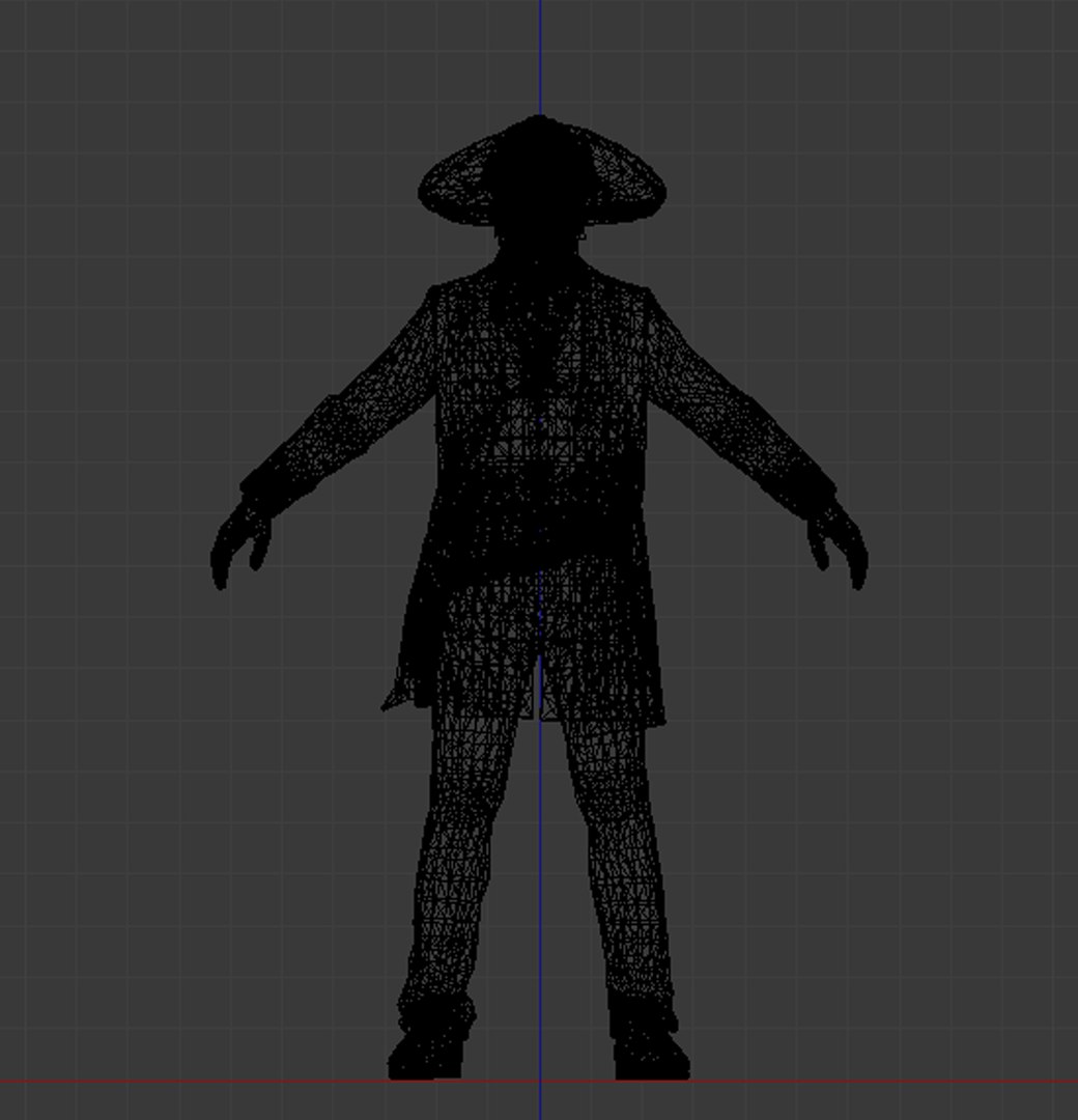 3D Model Cowboy Character PBR Game Ready - TurboSquid 2085795