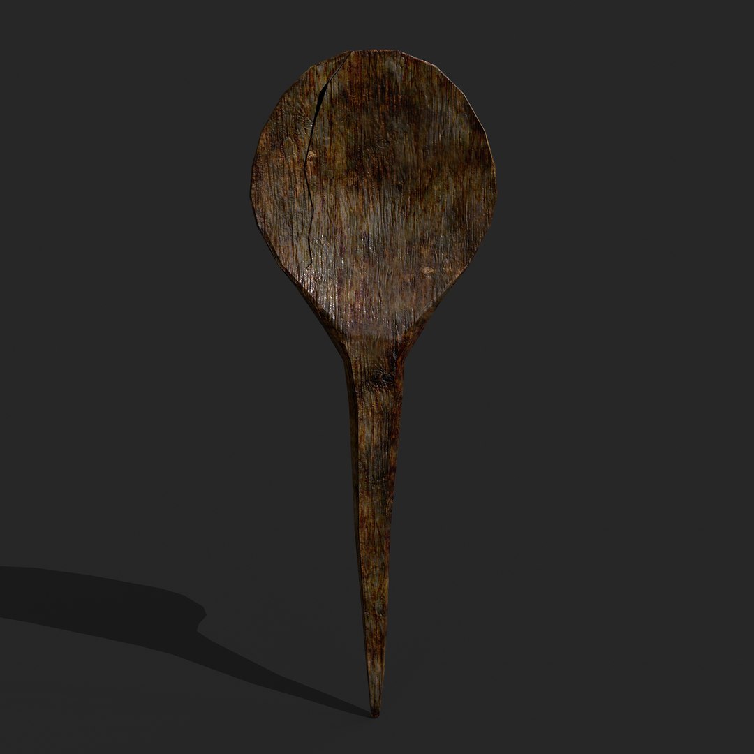 Medieval Cracked Spoon 3D - TurboSquid 1729377