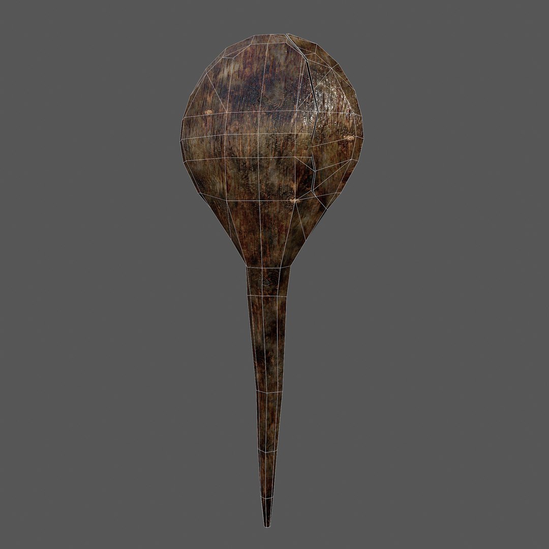 Medieval Cracked Spoon 3D - TurboSquid 1729377