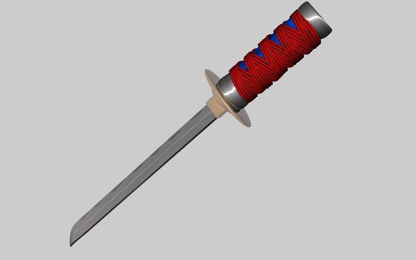 ninja sword 3d model