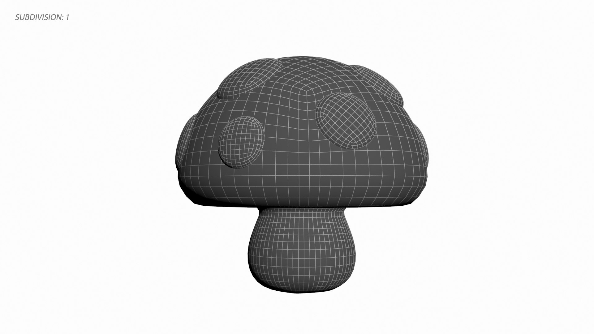 3D Cartoon Mushroom Model - TurboSquid 2103769