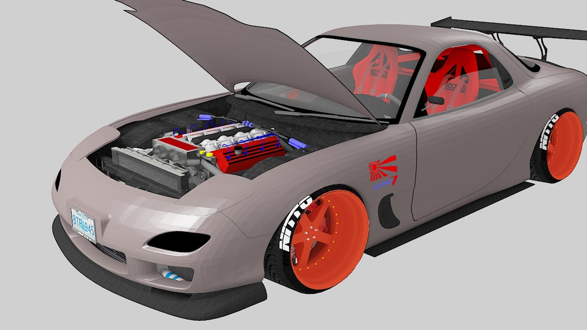 Mazda Rx7 3D Model - TurboSquid 1574749