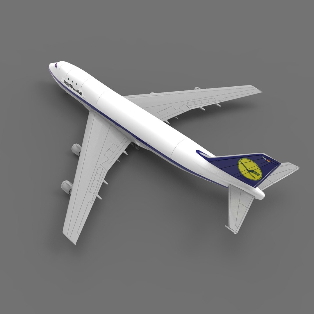 3D Boeing 747 Jumbo Jet Air Plane model - TurboSquid 2082035