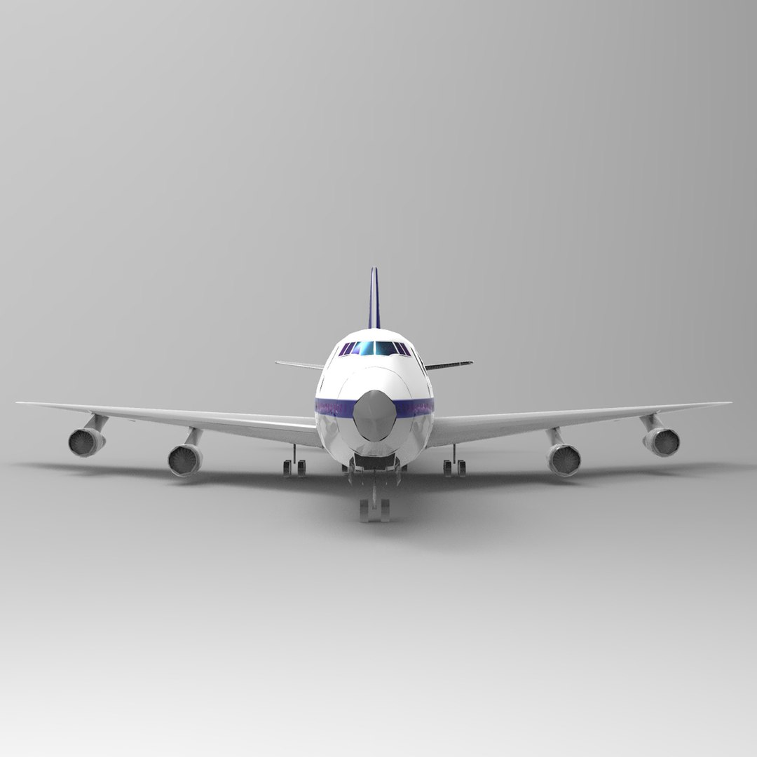3D Boeing 747 Jumbo Jet Air Plane model - TurboSquid 2082035
