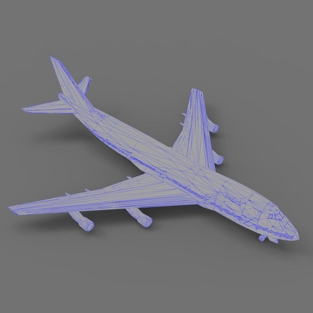 3D Boeing 747 Jumbo Jet Air Plane model - TurboSquid 2082035