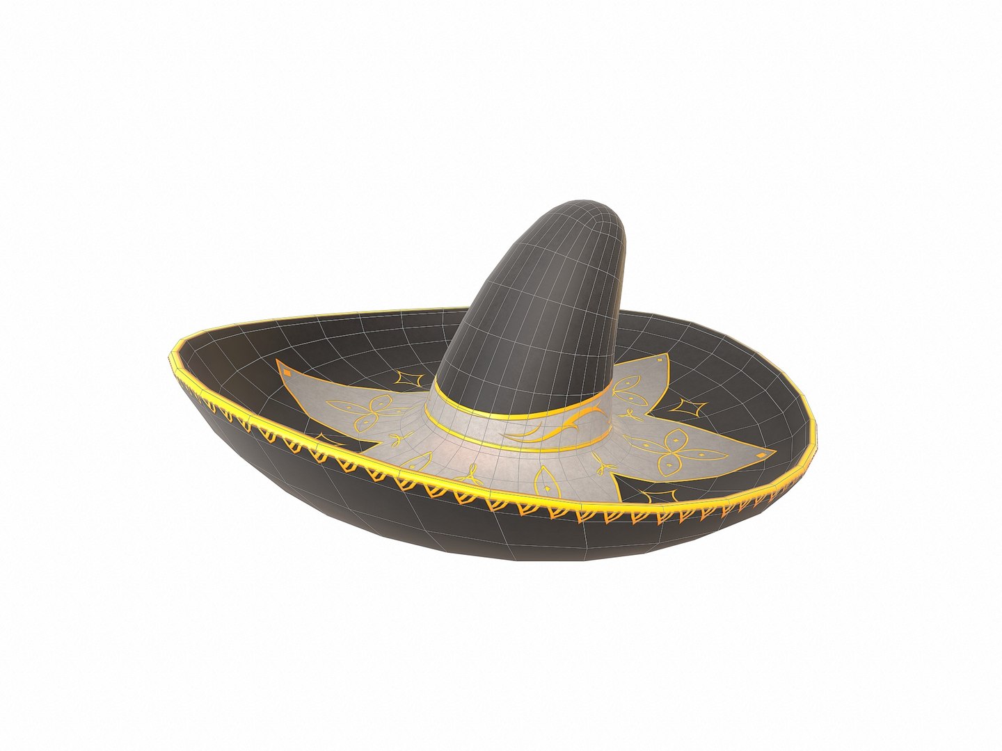 Mexican Hat 3D Model - TurboSquid 1485735