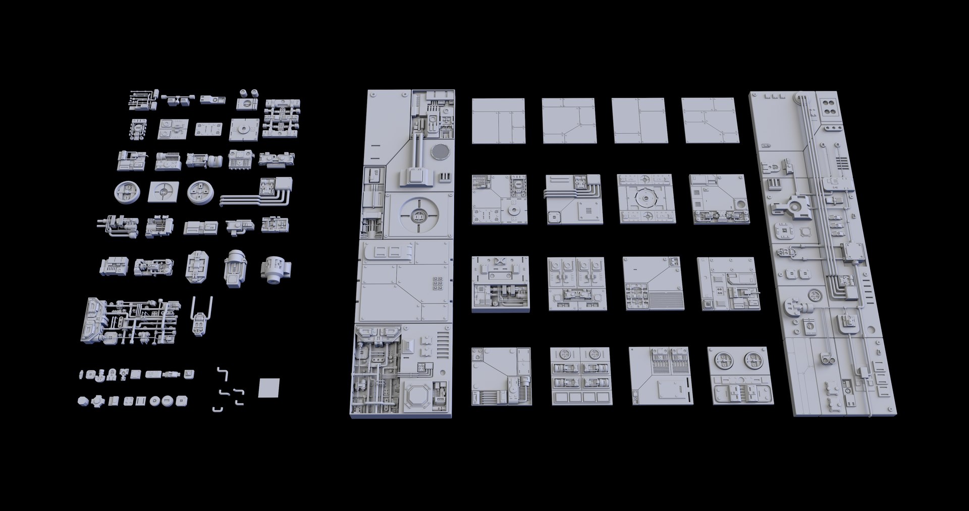 3D Sci Fi Greeble - TurboSquid 1692827