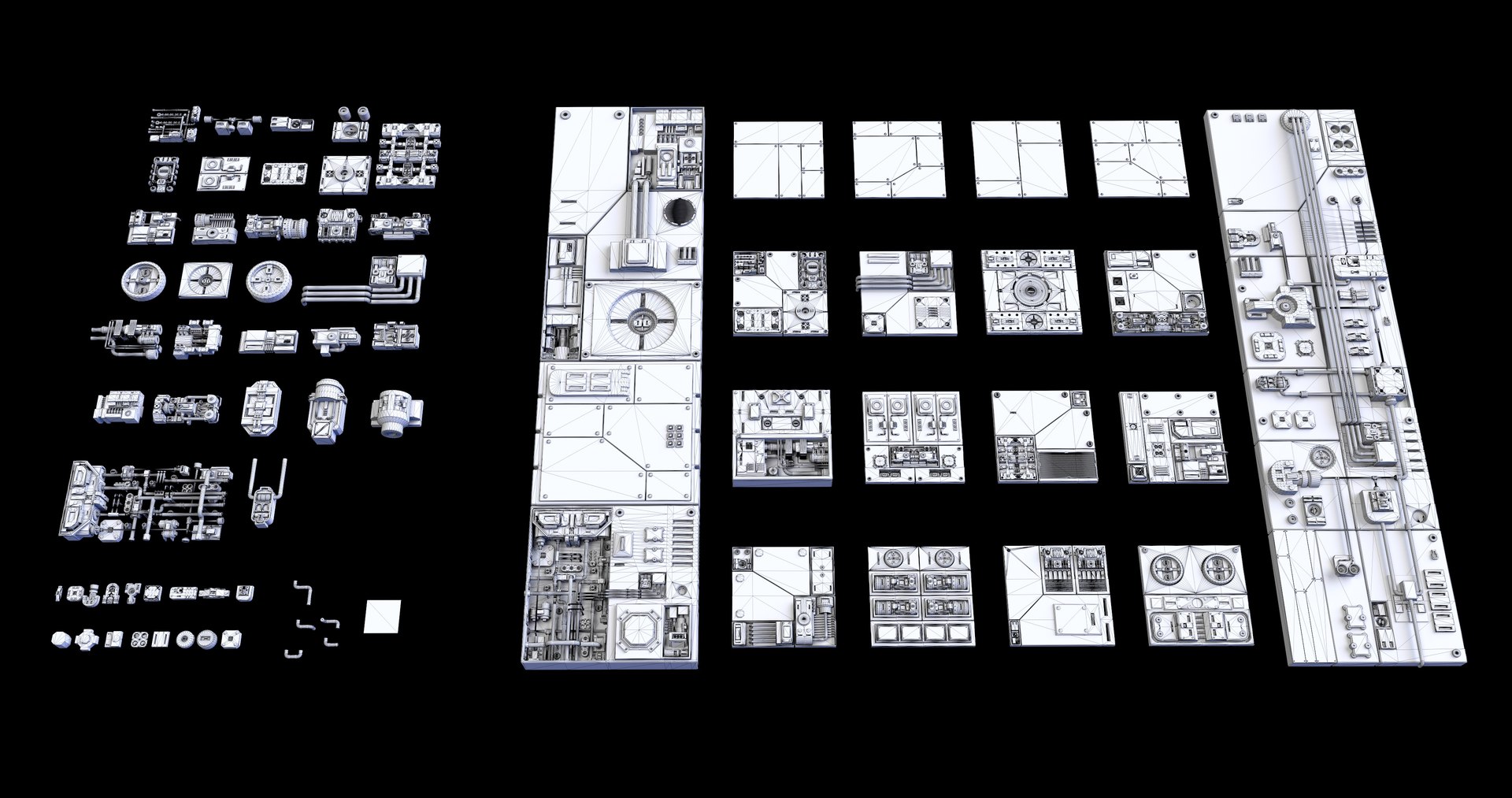 3D Sci Fi Greeble - TurboSquid 1692827