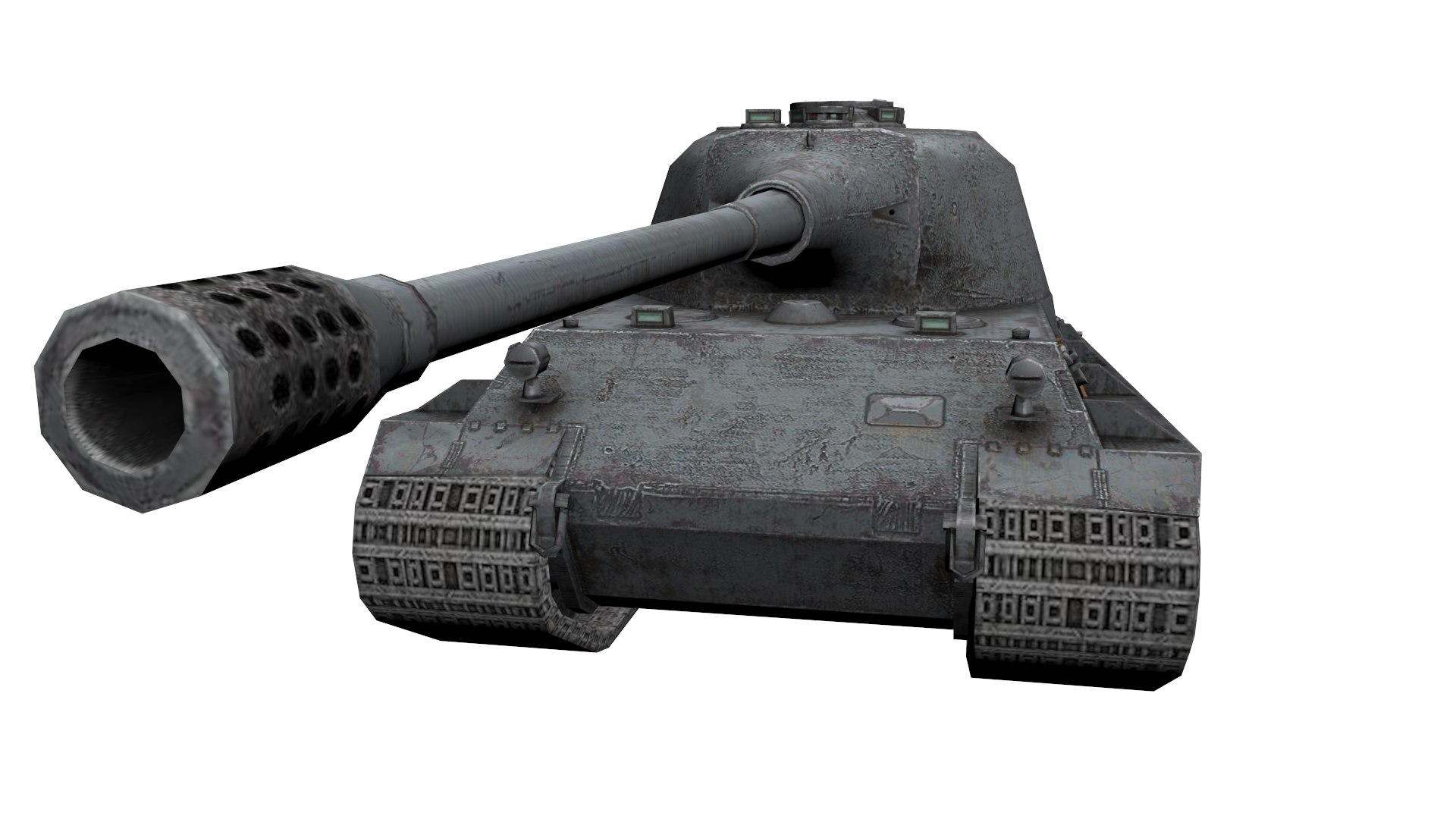 Segunda Guerra Mundial Alemanha Lowe Tanque Pesado Low Poly Modelo 3D ...