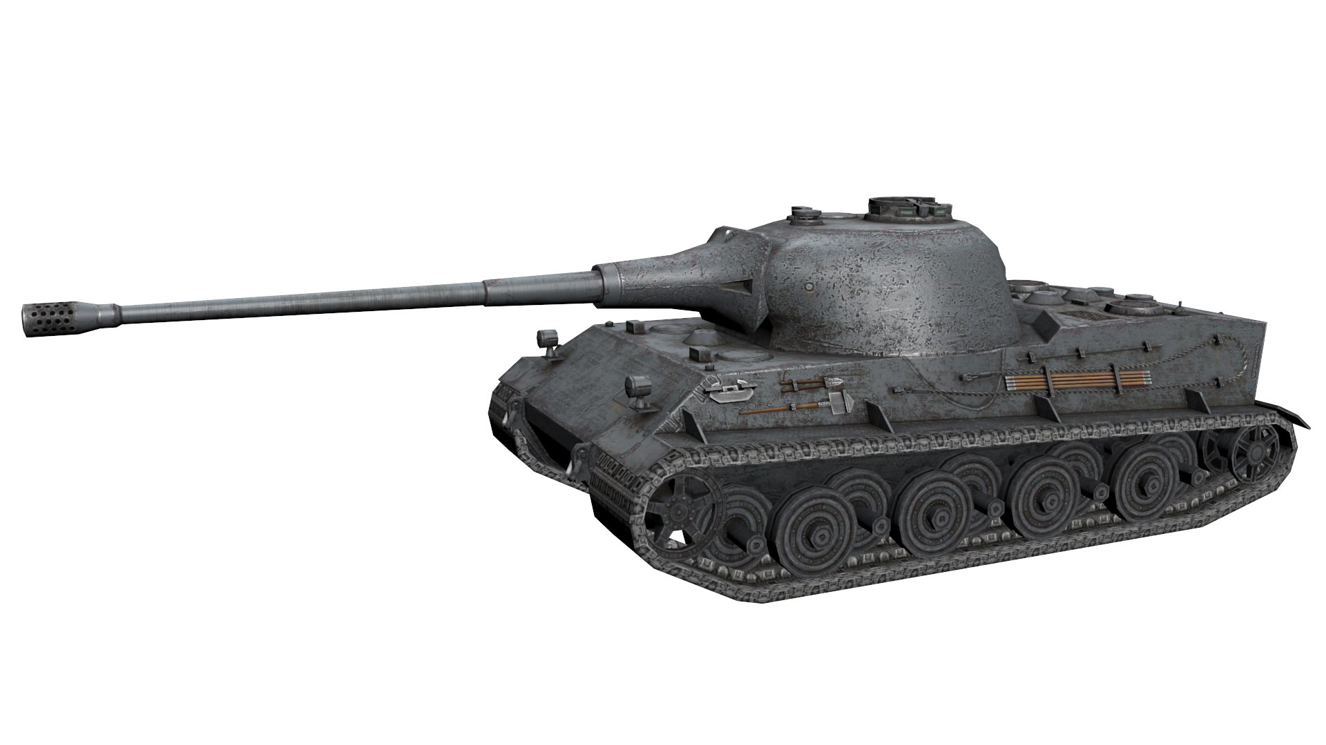 3D WWII Germany Lowe Heavy Tank Low Poly Model - TurboSquid 2216552