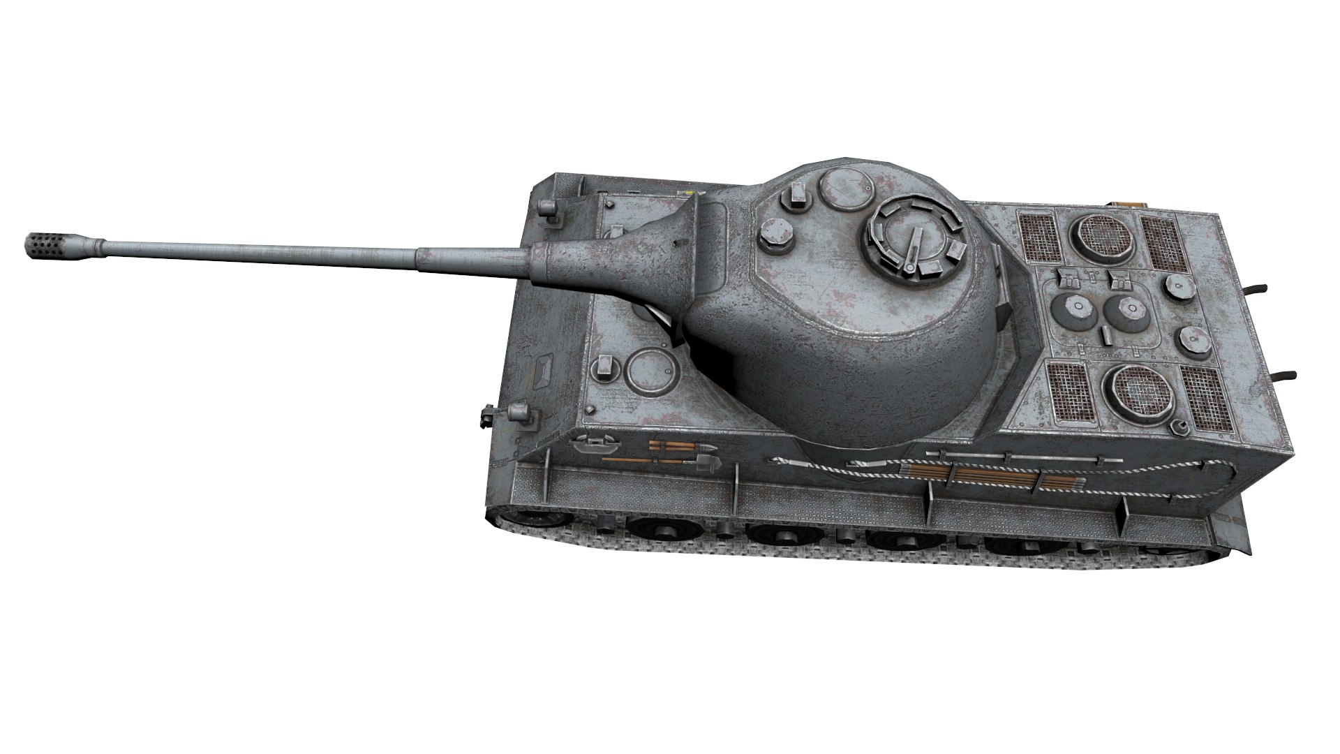 3D WWII Germany Lowe Heavy Tank Low Poly Model - TurboSquid 2216552