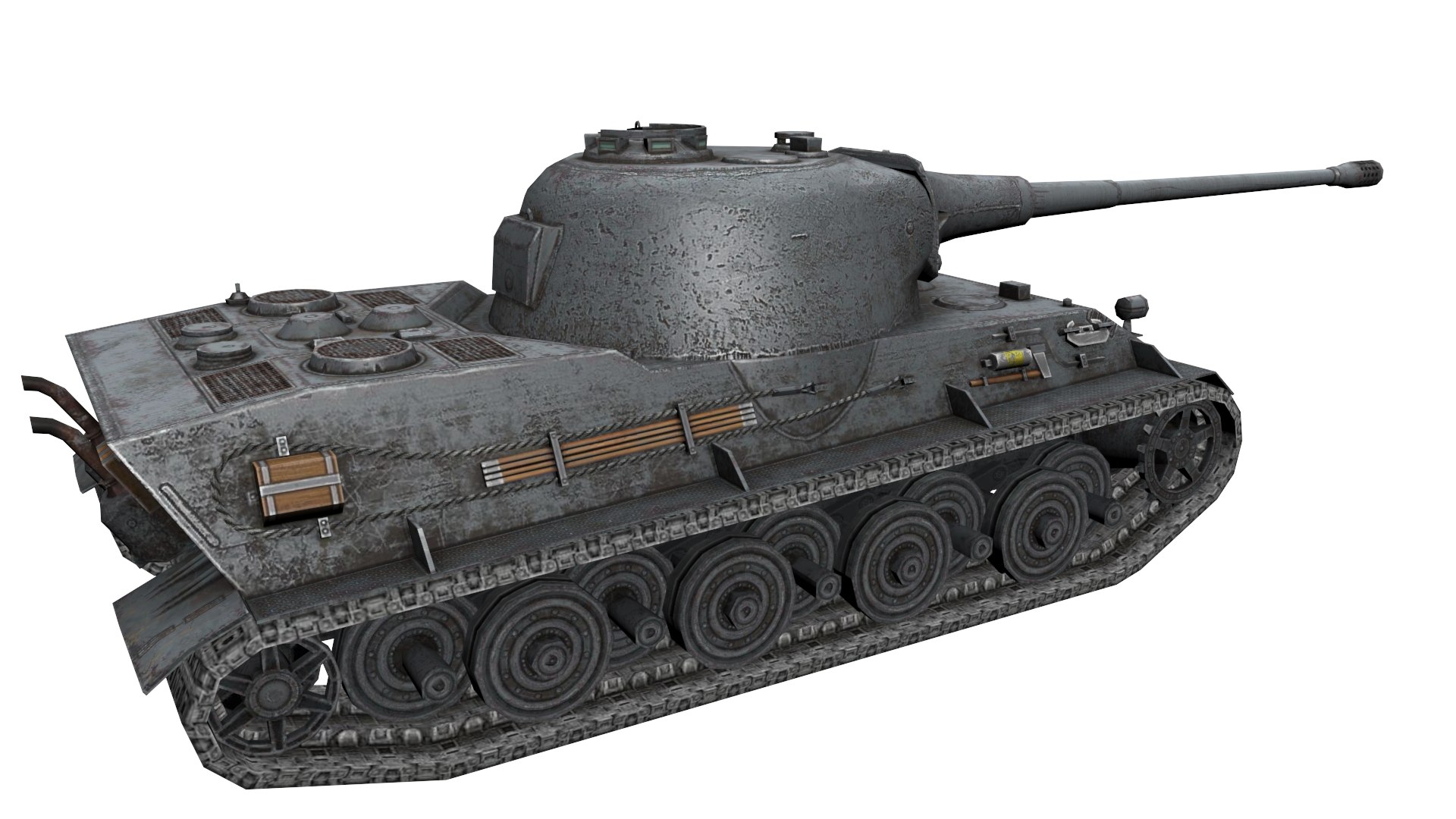 3D WWII Germany Lowe Heavy Tank Low Poly Model - TurboSquid 2216552