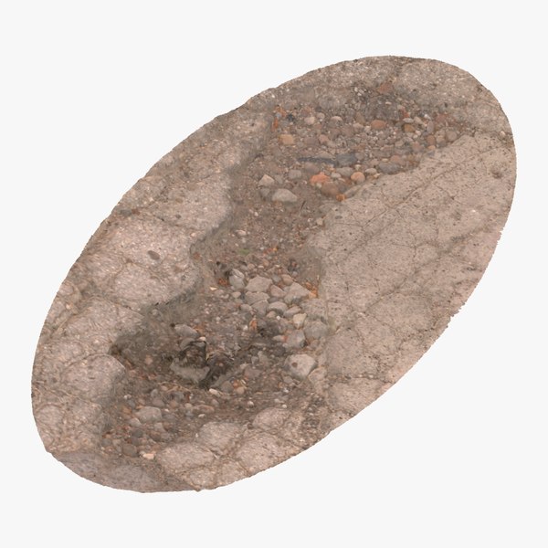 Pothole 02 RAW Scan 3D 모델 - TurboSquid 1957042
