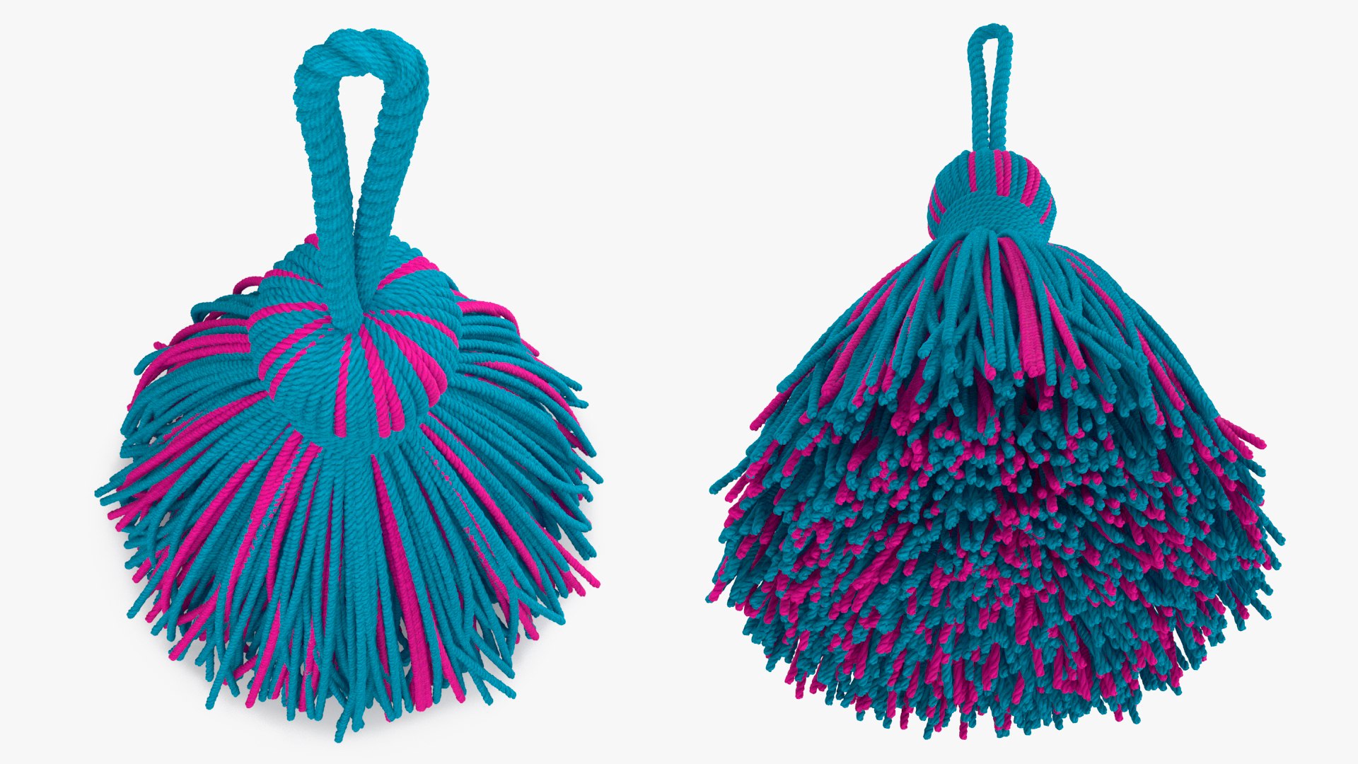 3D Wool Tassel Multicolor - TurboSquid 2177595