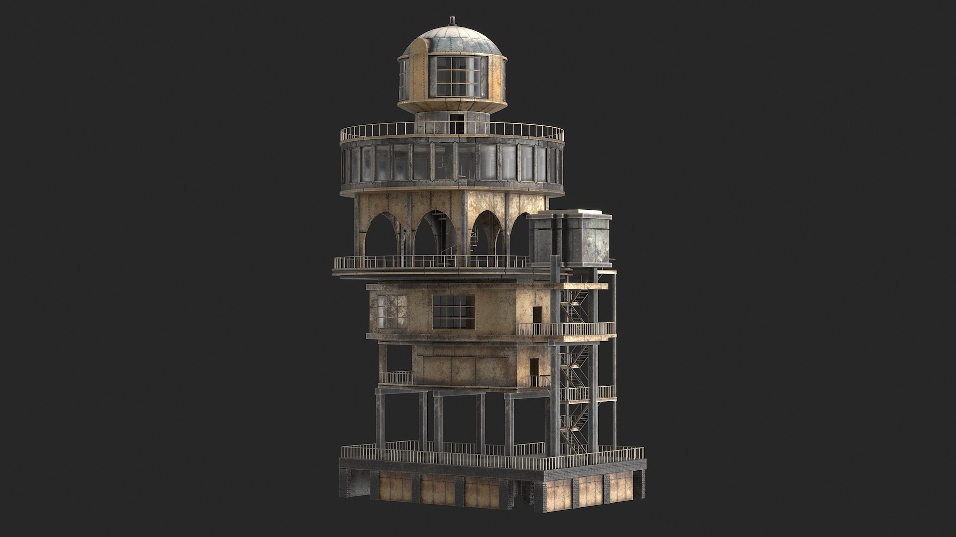3D Building Castle Rust - TurboSquid 2420863