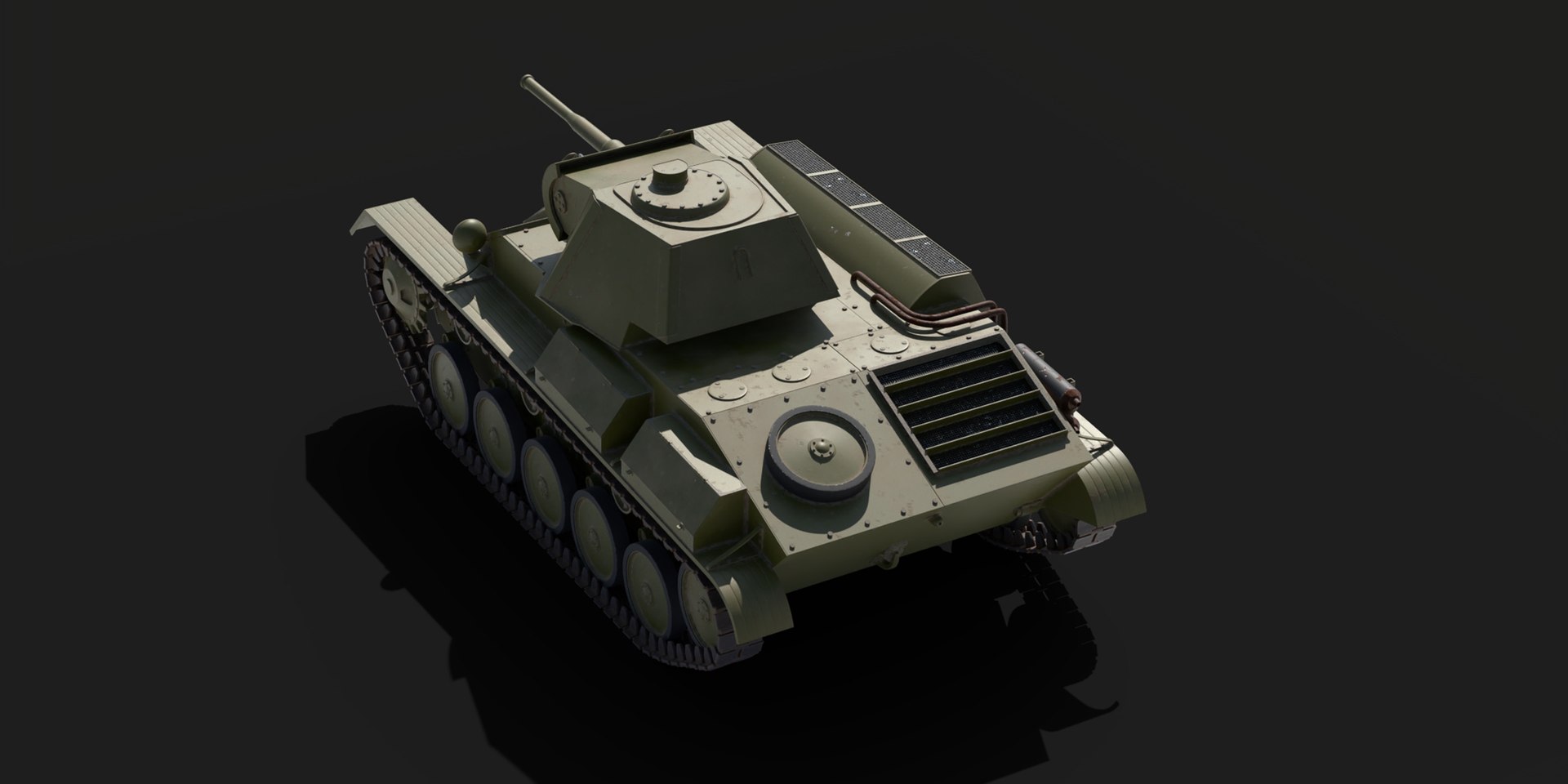 T 70 1942 Russian Soviet Light Tank Ww2 3D Model - TurboSquid 2153040