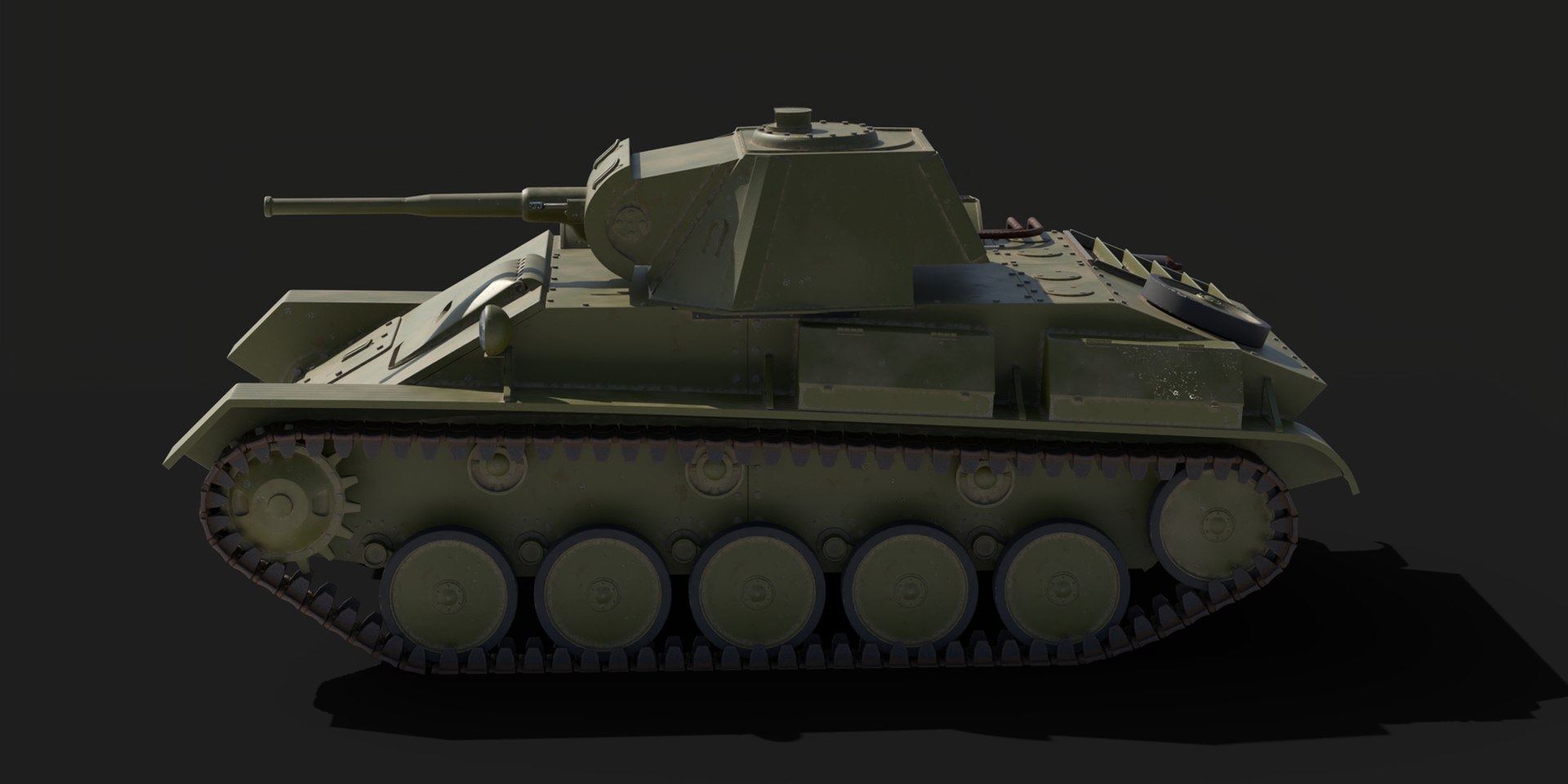 T 70 1942 Russian Soviet Light Tank Ww2 3D Model - TurboSquid 2153040
