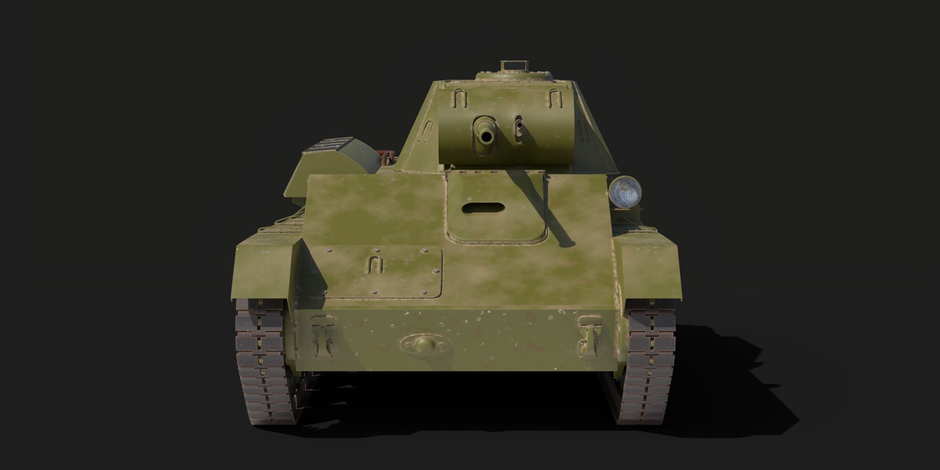 T 70 1942 Russian Soviet Light Tank Ww2 3D Model - TurboSquid 2153040