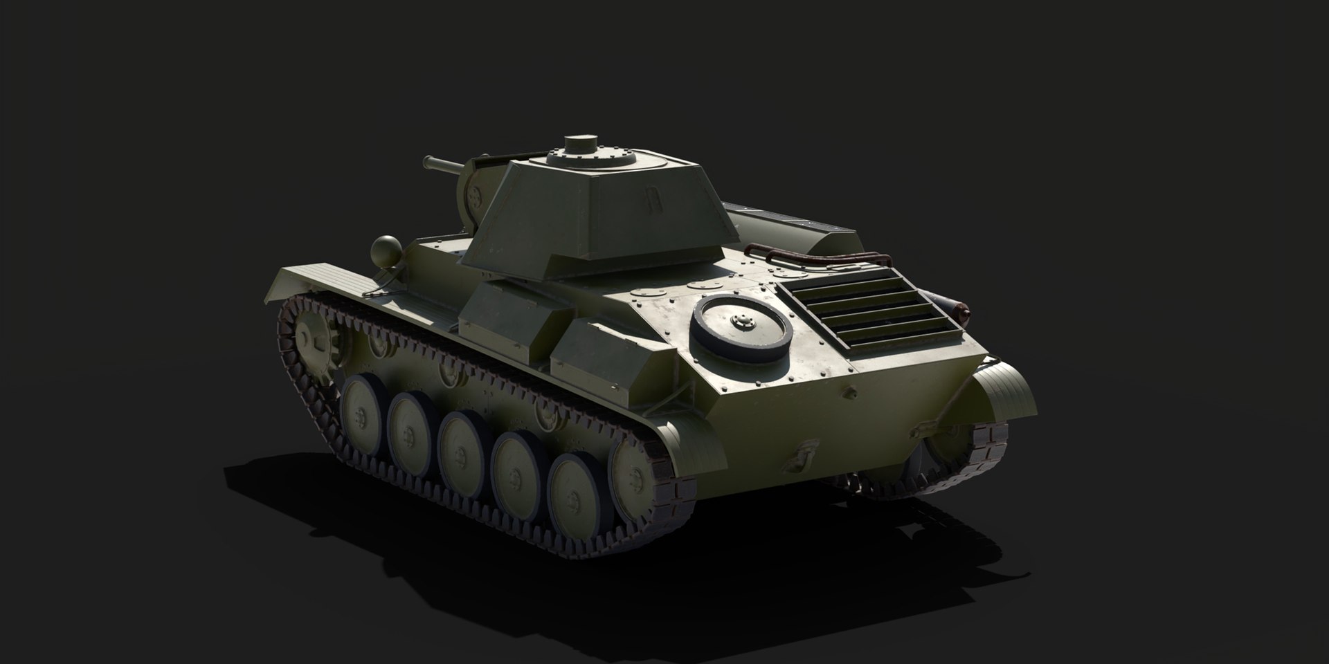 T 70 1942 Russian Soviet Light Tank Ww2 3D Model - TurboSquid 2153040