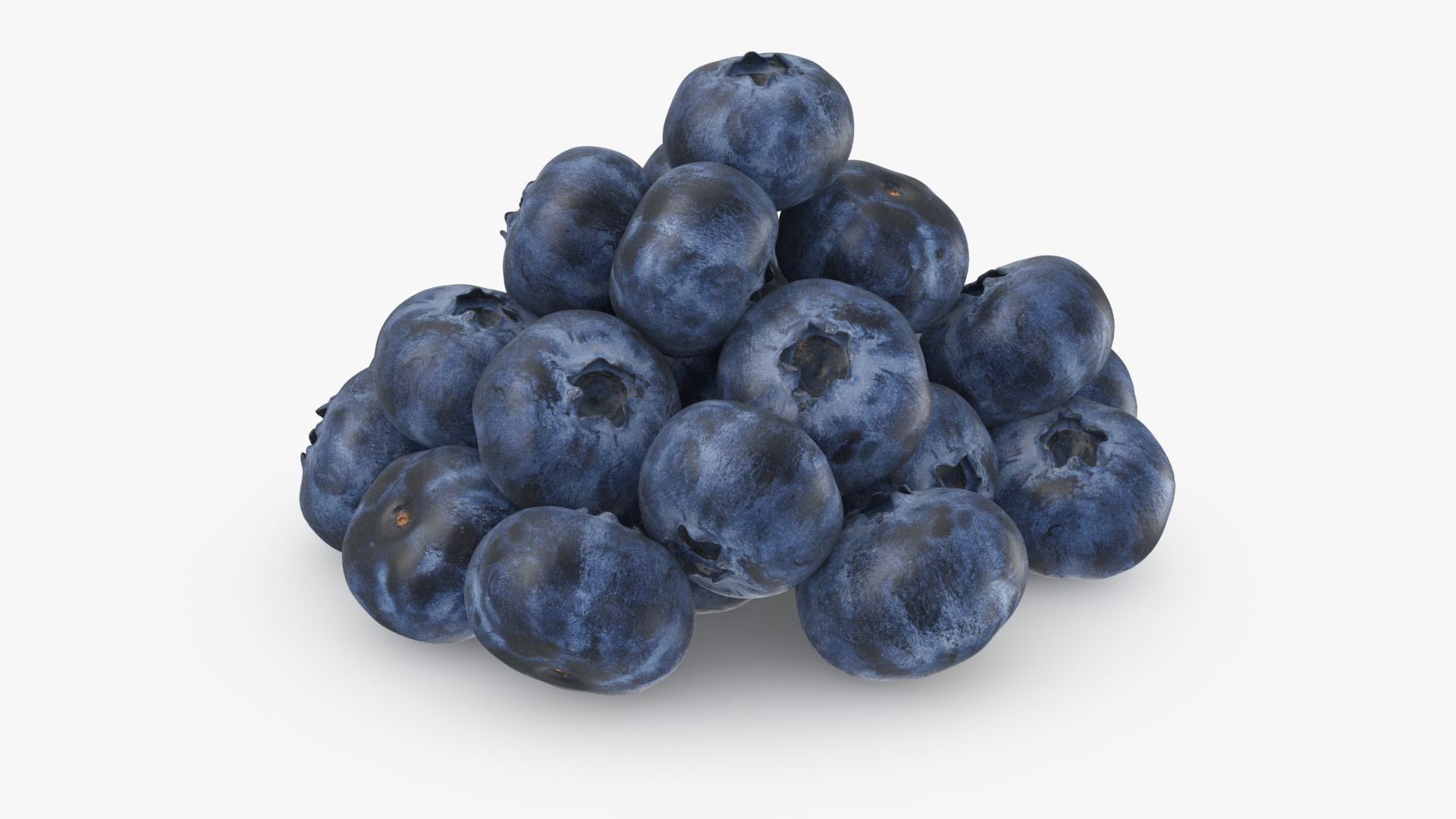 Blueberry Pile 3D Model - TurboSquid 2196527