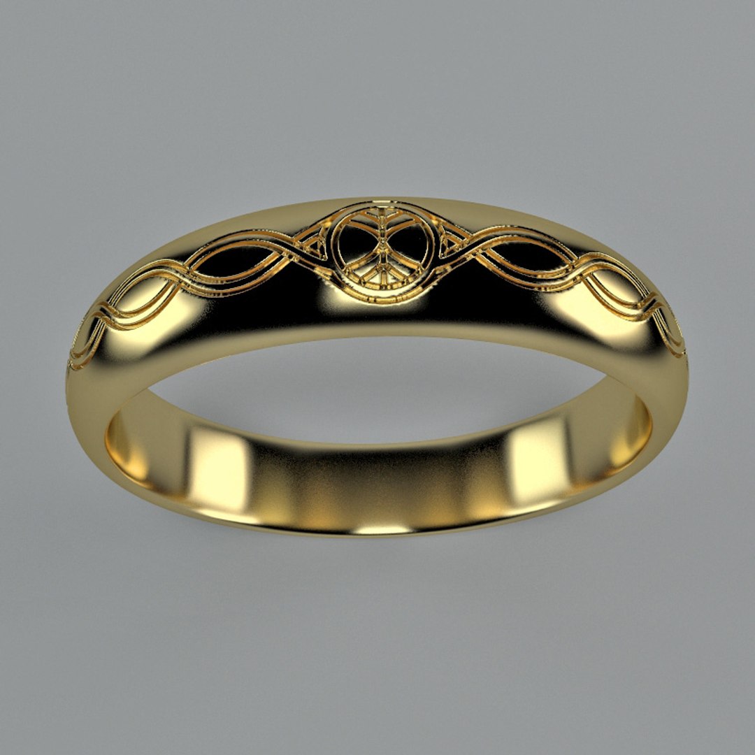 3d wedding ring model