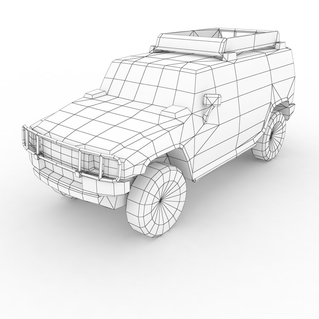 3d Hummer H2 Suv 2006 Model