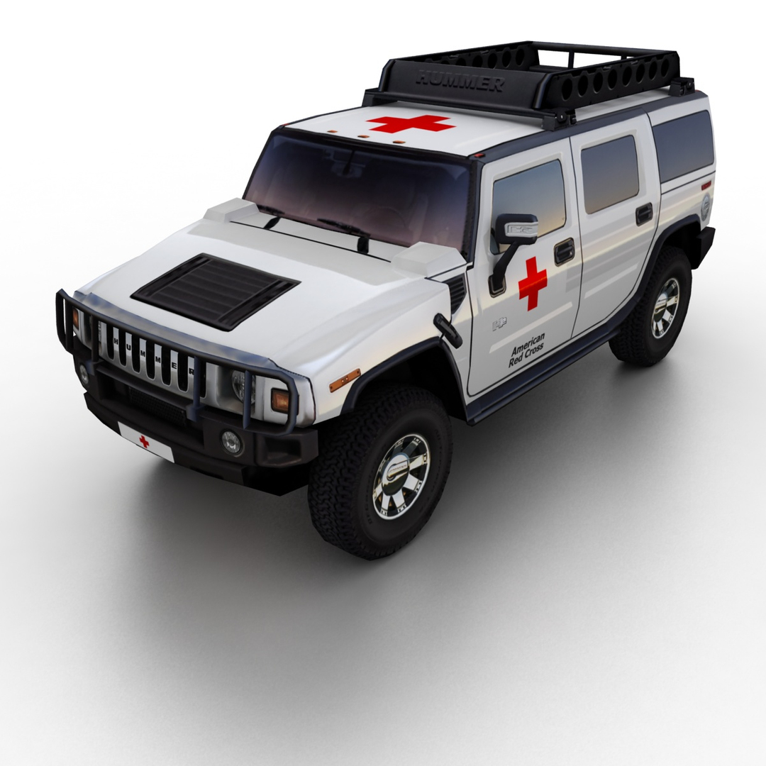 3d hummer h2 suv 2006 model