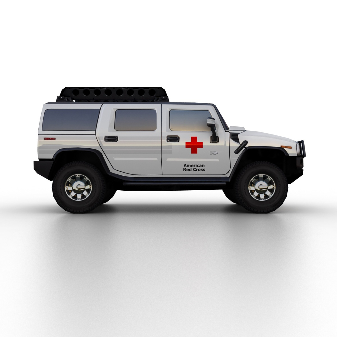 3d hummer h2 suv 2006 model