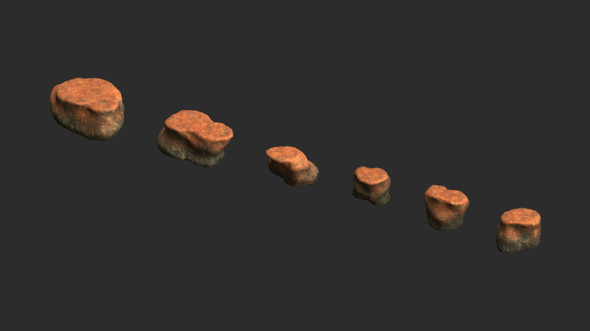 Desert Rocks Combo 3D Model - TurboSquid 1991033