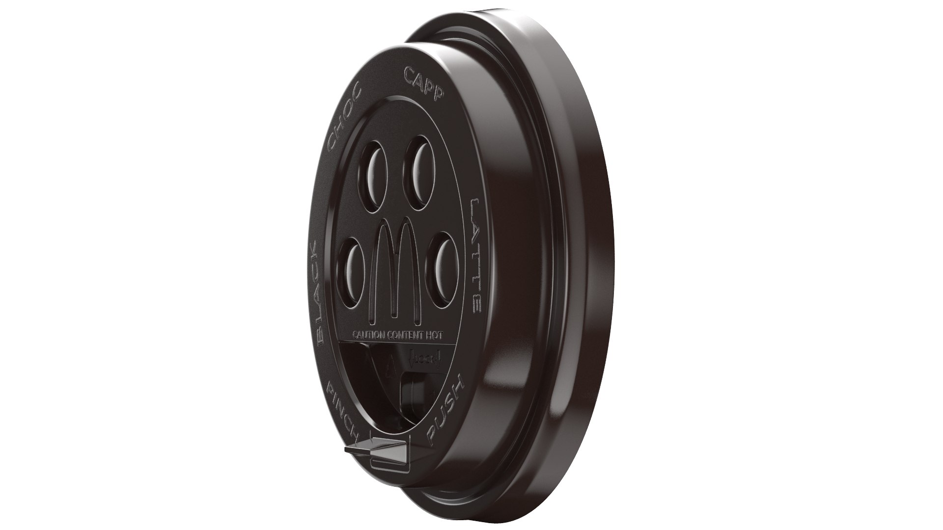 3D Detailed Mc Cup Lid - TurboSquid 2005445