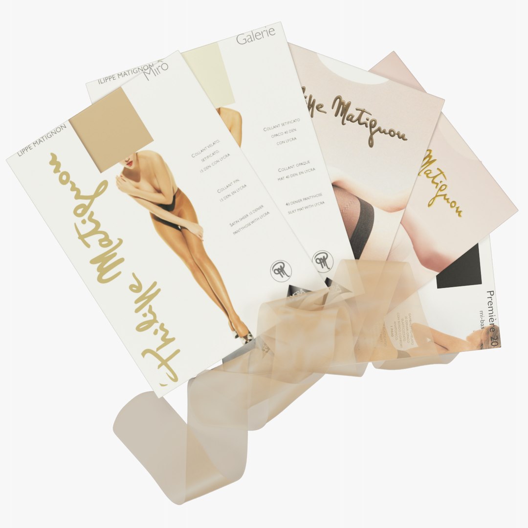 set pantyhose 3d model