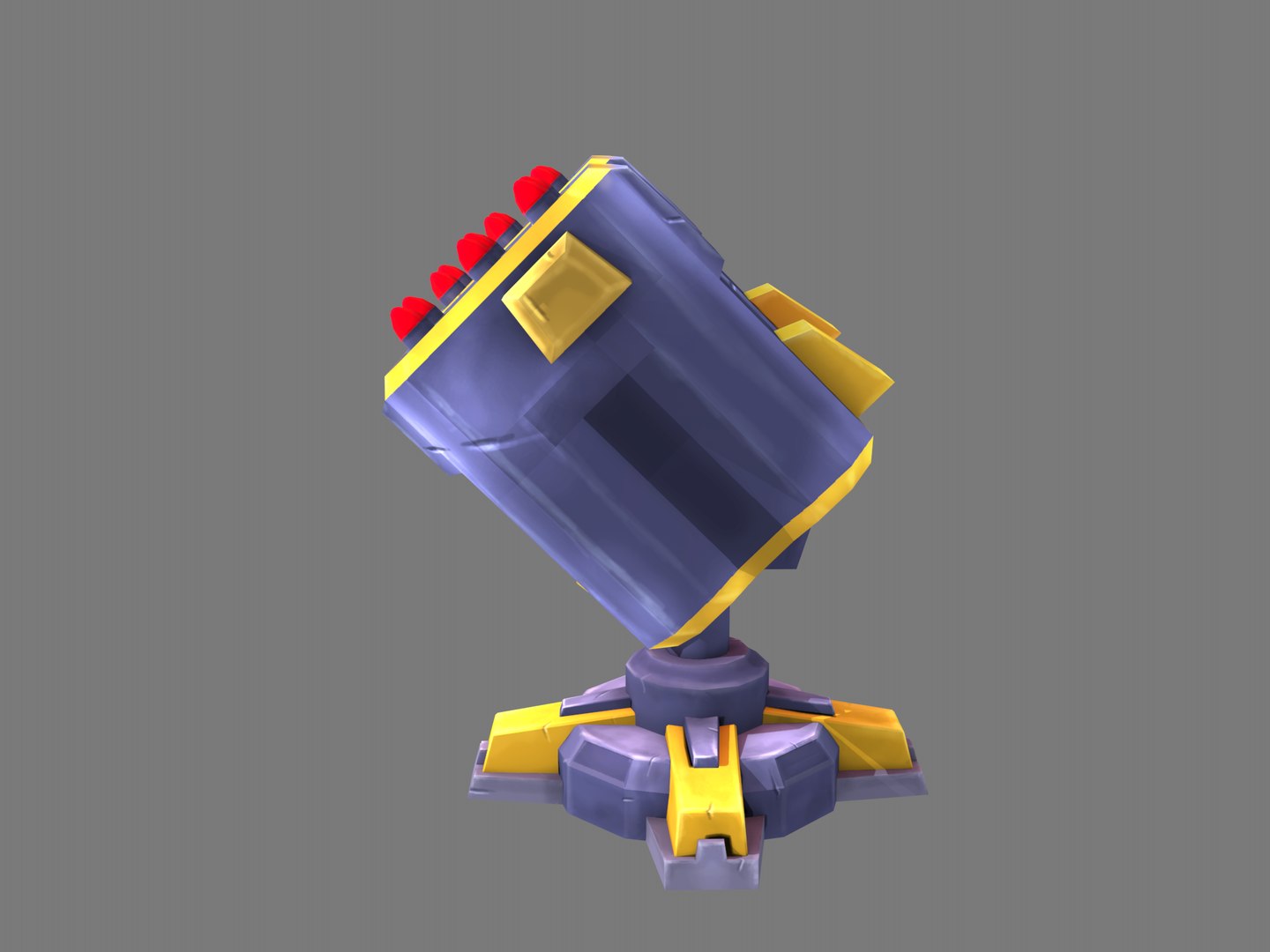 Missle turret 3D - TurboSquid 1417583