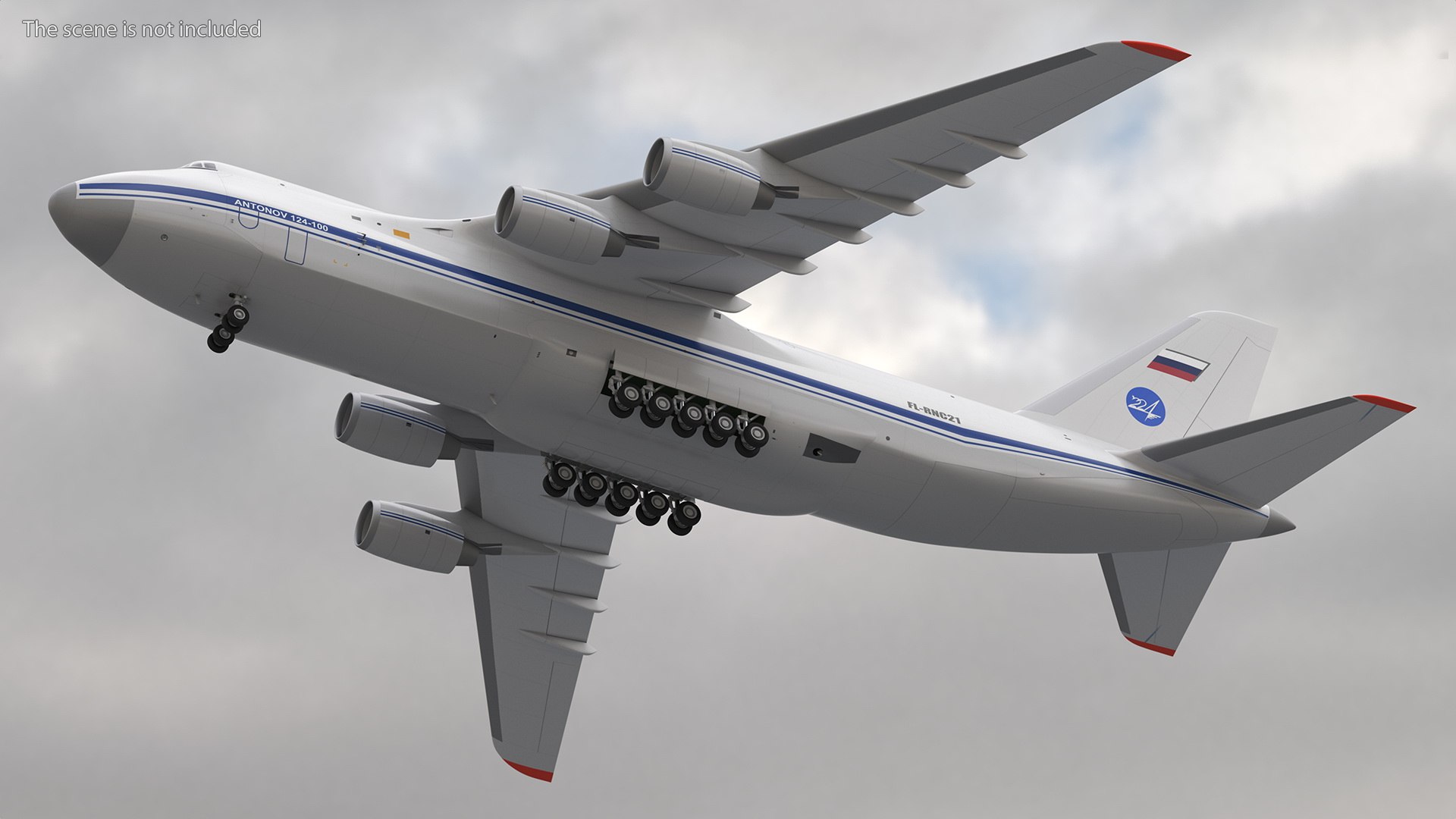 Antonov An124 100 Ruslan Aircraft 3D model - TurboSquid 1772731