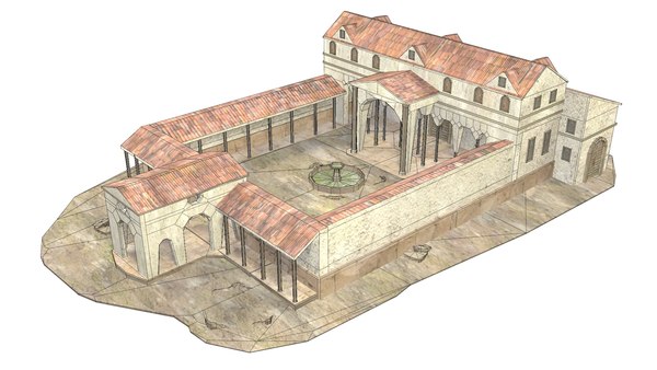 Roman Buildings Collection XL - Low Poly - Textured 3D model ...