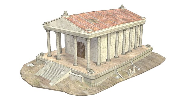 Roman Buildings Collection XL - Low Poly - Textured 3D model ...