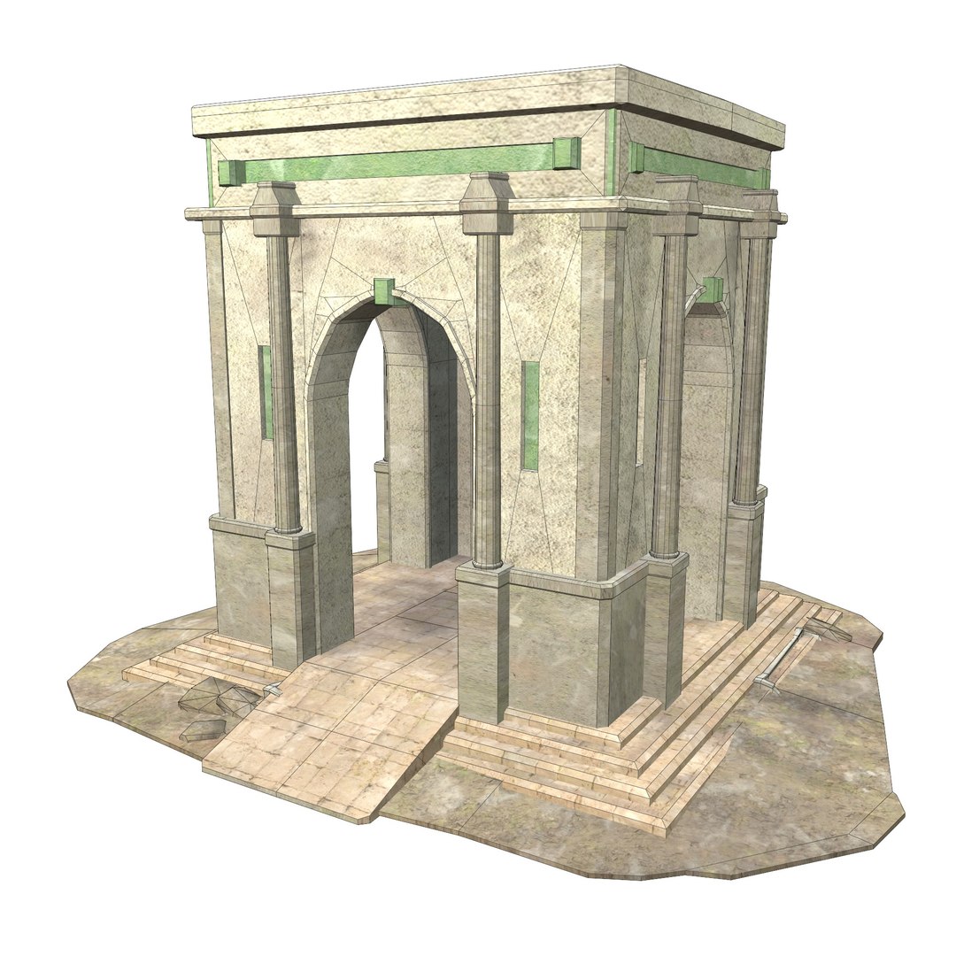 Roman Buildings Collection XL - Low Poly - Textured 3D Model ...