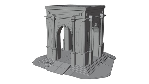 Roman Buildings Collection XL - Low Poly - Textured 3D model ...
