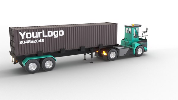 3D AGV container transport 03 model - TurboSquid 1874094