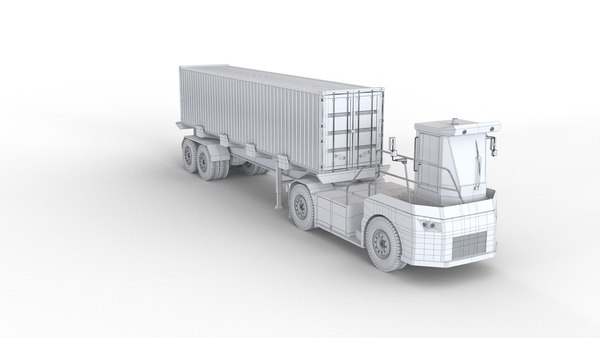 3D AGV container transport 03 model - TurboSquid 1874094