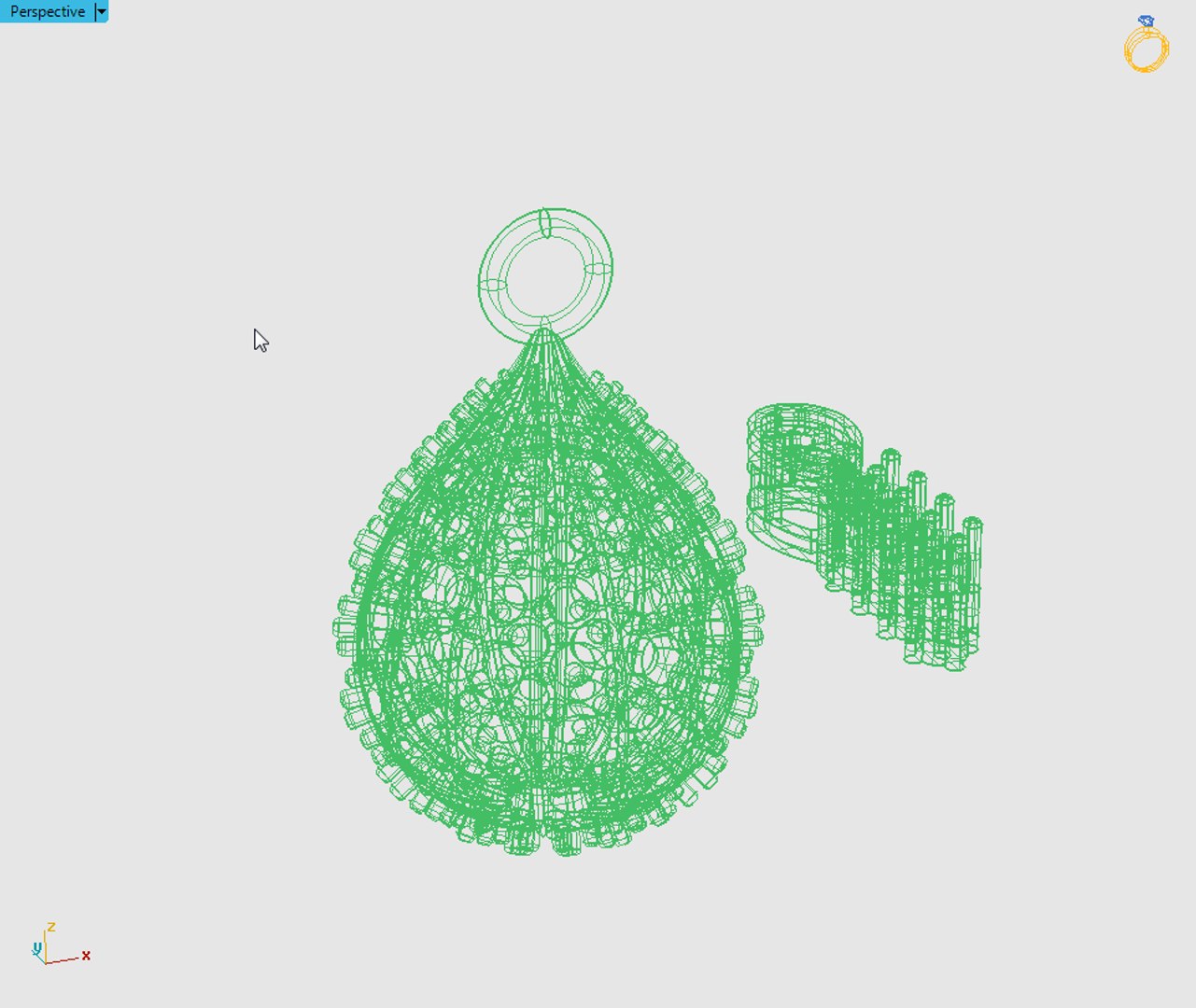 Free 3D Oval Shaped Earrings Model - TurboSquid 1414621